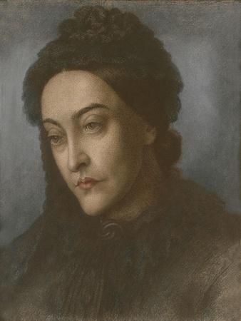 'Portrait of Christina Rossetti, Head and Shoulders, Turned Three ...