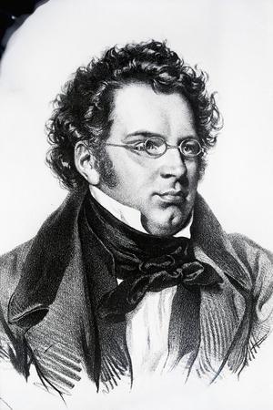 'Portrait of Composer Franz Schubert' Giclee Print | AllPosters.com