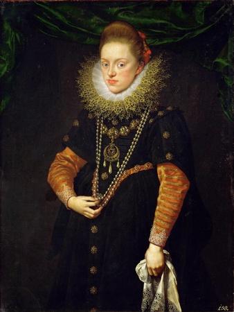 Portrait of Constance of Austria (1588?1631), queen of Poland, ca 1603 ...