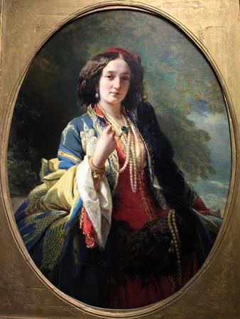 Portrait of Countess Katarzyna Potocka (1825-1907), née Branicka, 1854 ...