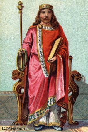 'Portrait of Dagobert I, King of Austrasia and Franks' Giclee Print ...