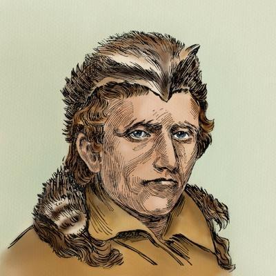 'Portrait of Daniel Boone (1734-1820), British Quaker Explorer of the ...