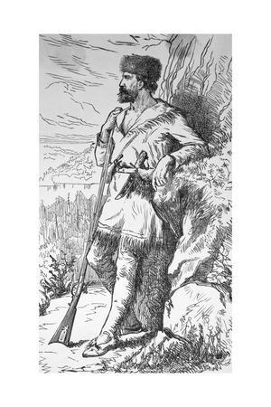 'Portrait of Daniel Boone' Giclee Print | AllPosters.com