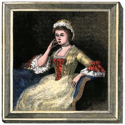 'Portrait of Dorothy Hancock (Nee Quincy 1747-1830), Wife by John ...