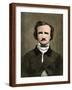 'Portrait of Edgar Allan Poe (1809-1849), American Writer. Colour ...