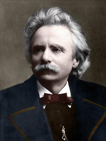'Portrait of Edvard Grieg (1843 - 1907) Norwegian Composer.' Giclee ...