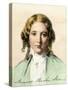 'Portrait of Elizabeth Harriet Beecher Stowe (1811-1896), American Writer, in 1853, with Her ...