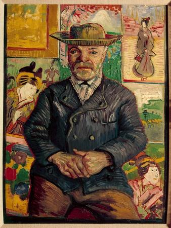 'Portrait of Father Tanguy Painting by Vincent Van Gogh (1853-1890 ...