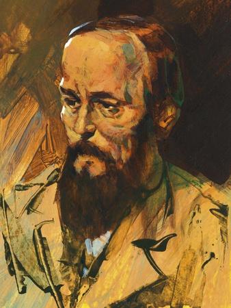 'Portrait of Fyodor Mikhailovich Dostoevsky (Moscow, 1821-St Petersburg ...