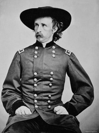 'Portrait of General A. Custer' Photographic Print - Mathew Brady ...