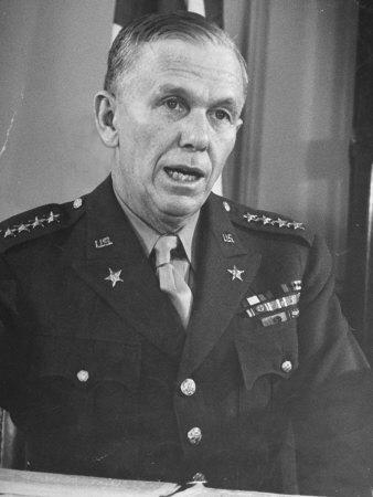 'Portrait of General George C. Marshall' Photographic Print ...