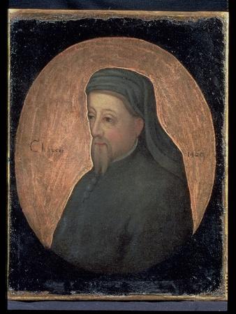 'Portrait of Geoffrey Chaucer (C.1340-1400) C.1600' Giclee Print ...
