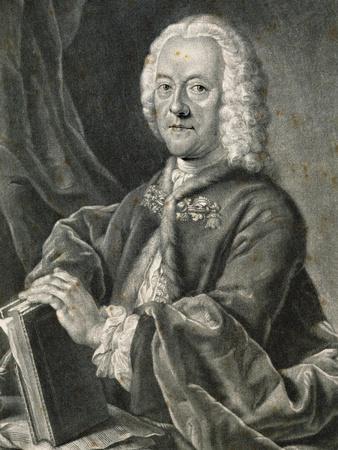'Portrait of Georg Philipp Telemann, German Composer and Organist ...