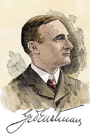 'Portrait of George Eastman (1854-1932), Inventor of the Kodak Box ...