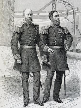 'Portrait of George Strong Nares' Giclee Print | AllPosters.com