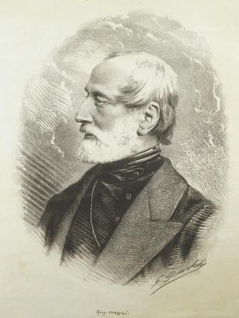 'Portrait of Giuseppe Mazzini' Giclee Print | AllPosters.com