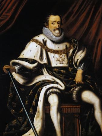Portrait of Henry IV of France Giclee Print | AllPosters.com