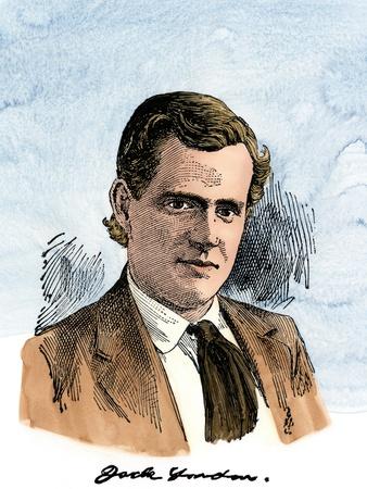 'Portrait of Jack London (1876-1916), American Novelist, with His ...