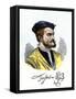 'Portrait of Jacques Cartier (1491-1557) with Autograph.' Giclee Print ...