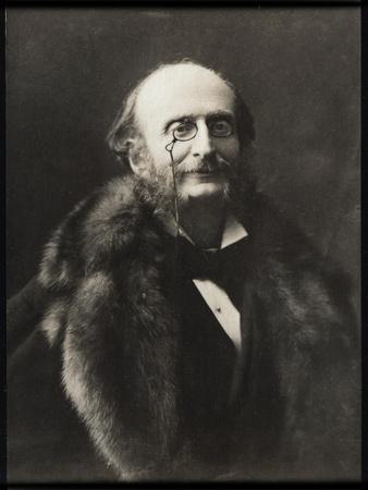 'Portrait of Jacques Offenbach (1819-1880), French composer and cellist ...