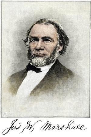 'Portrait of James Wilson Marshall Who Discovered Gold in California ...