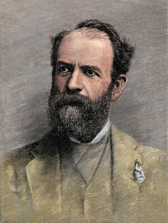 'Portrait of Jason (Jay) Gould (1836-1892), American Financier and ...