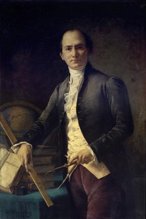 'Portrait of Jean-Baptiste Delambre by Henri Coroenne' Giclee Print ...