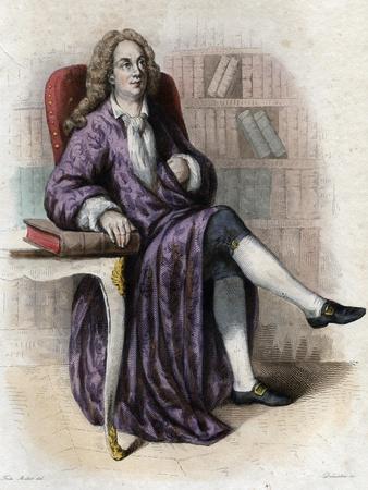 'Portrait of Jean Baptiste Rousseau (1670-1741), French poet' Giclee ...