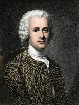 'Portrait of Jean-Jacques (Jean Jacques) Rousseau (1712-1778), Swiss ...