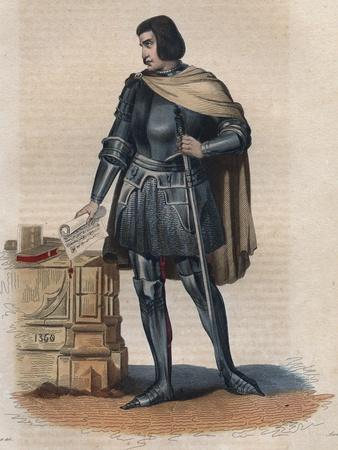 'Portrait of Jean Juvenal (Jouvenel) des Ursins (1360-1431), French ...