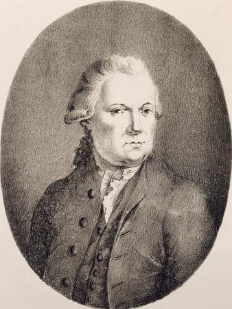 Portrait of Jiri Antonin Benda, or Georg Benda Giclee Print ...