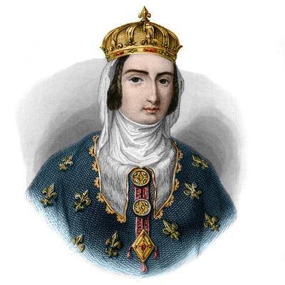 'Portrait of Joan I of Navarre (1273-1305) queen regnant of Navarre and ...