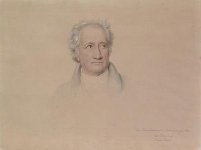 'Portrait of Johann Wolfgang Von Goethe, 1828' Giclee Print - Joseph ...