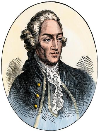 'Portrait of John Hancock (1737-1793), American Patriote - Colorisee ...