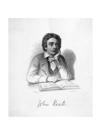 'Portrait of John Keats, after a Painting by Joseph Severn' Giclee ...