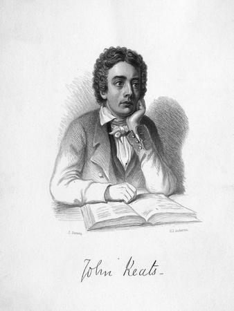 'Portrait of John Keats, after a Painting by Joseph Severn' Giclee ...