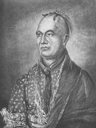'Portrait of Joseph Brant AKA Thayendanega' Giclee Print | AllPosters.com
