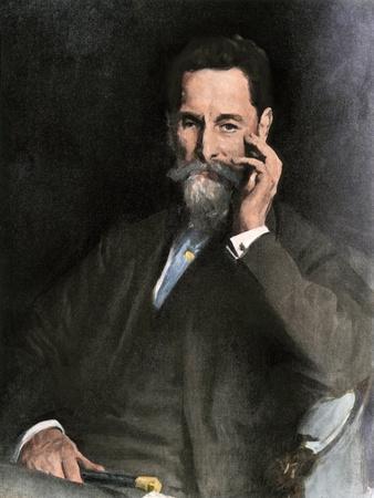 Portrait of Joseph Pulitzer (1847 -1911) American Journalist. Giclee ...