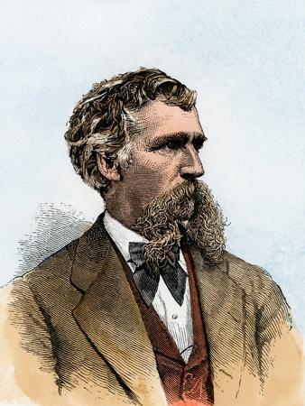 'Portrait of Joshua Chamberlain (1828-1914), Heros of the American ...