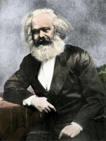 'Portrait of Karl Marx (1818-1883 German Socialist Philosopher and ...