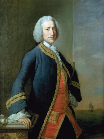 'Portrait of Lord George Anson' Giclee Print | AllPosters.com