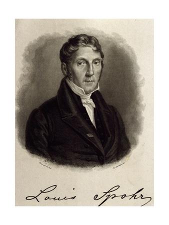 'Portrait of Louis Ludwig Spohr' Giclee Print | AllPosters.com