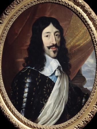 'Portrait of Louis XIII King of France by Philippe De Champaigne ...