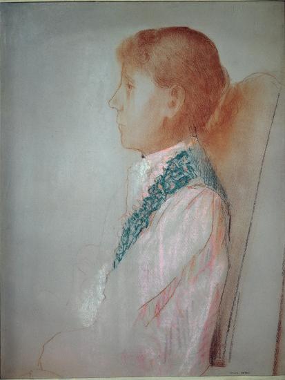 Portrait Of Madame Odilon Redon Pastel 1905 Giclee Print Odilon