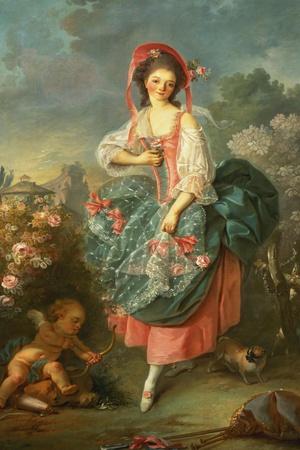 'Portrait of Mademoiselle Guimard as Terpsichore' Giclee Print ...