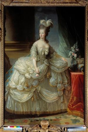 'Portrait of Marie Antoinette by Lorraine Habsburg Queen of France ...