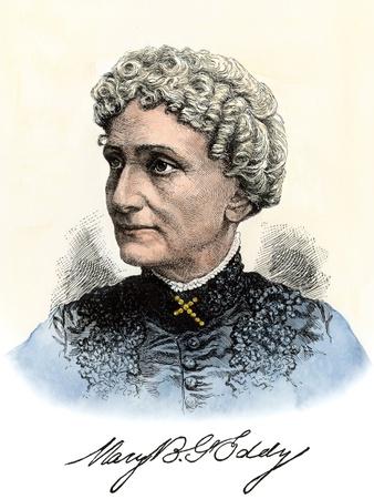 'Portrait of Mary Morse Baker, Better known as Mary Baker Eddy (1821 ...