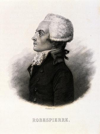 'Portrait of Maximilien Robespierre' Giclee Print - Stefano Bianchetti ...
