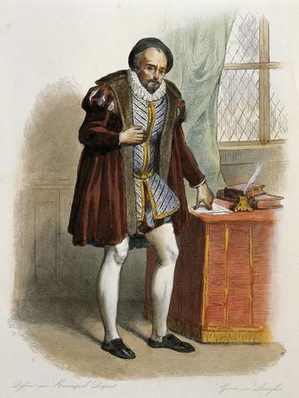 Portrait of Michel De Montaigne Giclee Print | AllPosters.com