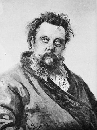 'Portrait of Modeste P. Moussorgsky' Giclee Print | AllPosters.com